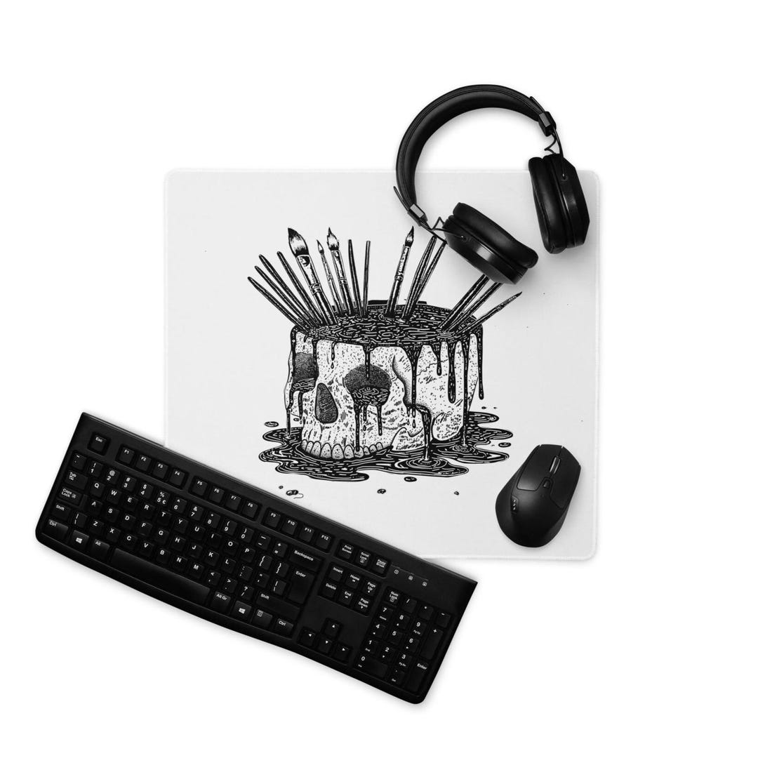 Grimdark Skull Wash Pot | Gaming Mouse Pad | Warhammer 40k Total War ...