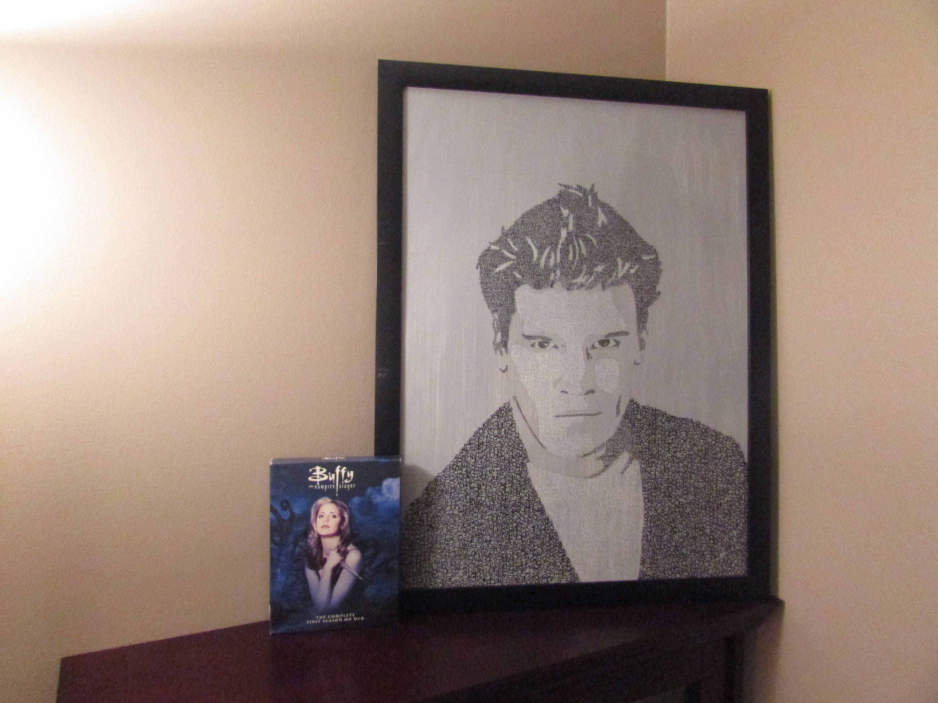 Drawing & Illustration Xander from Buffy the Vampire Slayer Word Art ...