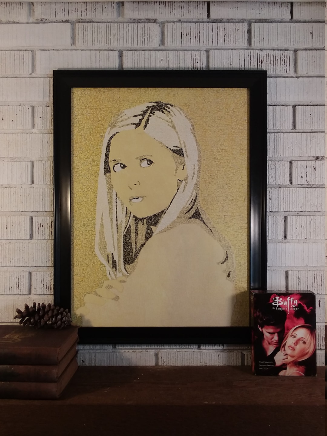 Buffy the Vampire Slayer Word Art Original Drawing - Etsy