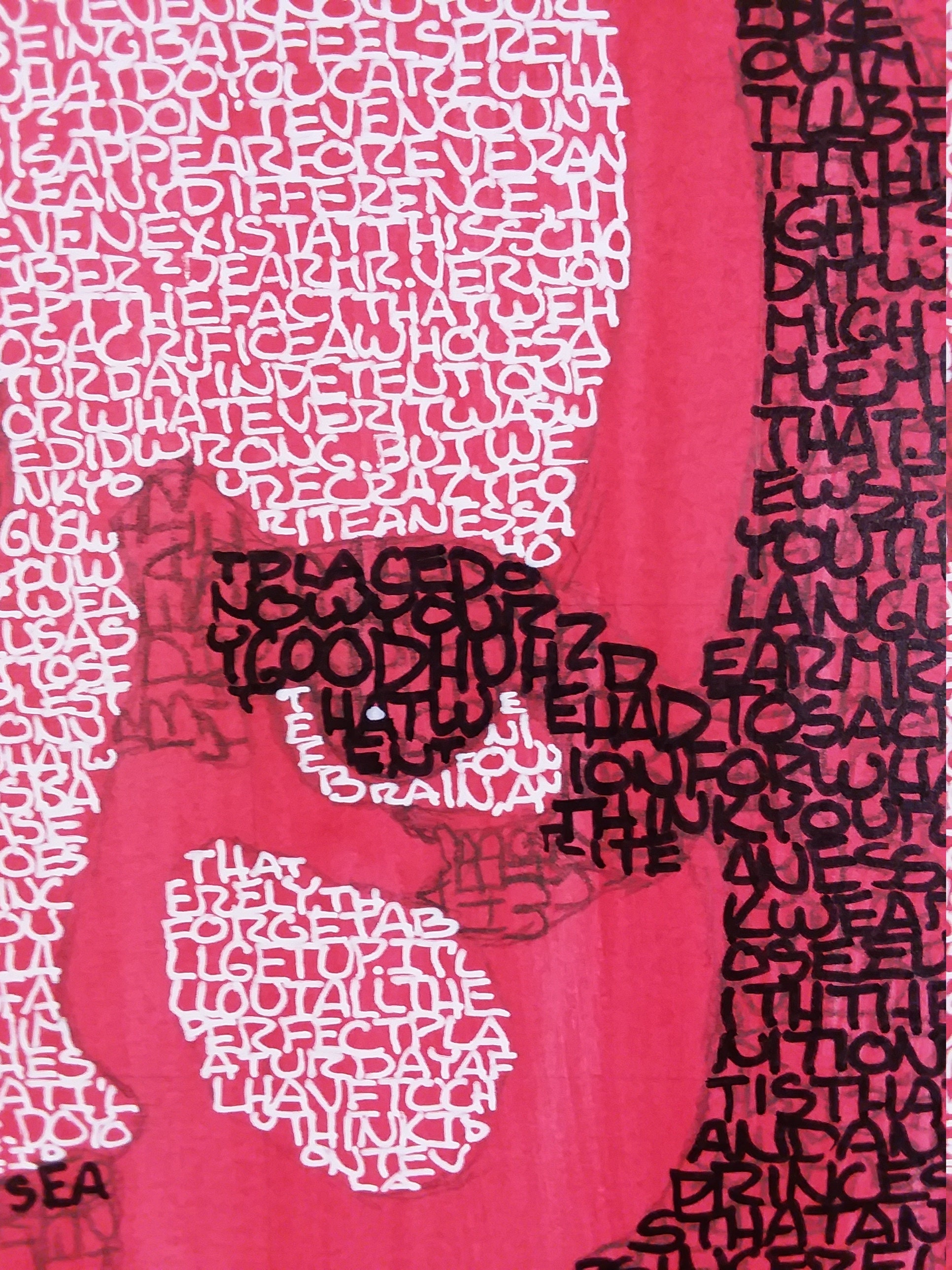 John Bender From Breakfast Club Word Art Original Drawing - Etsy