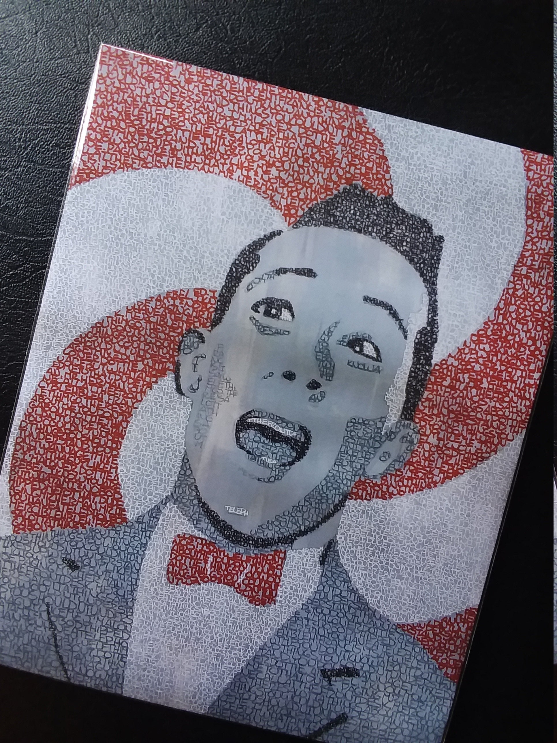 Pee Wee Herman Word Art Print Look Close Made of Words - Etsy