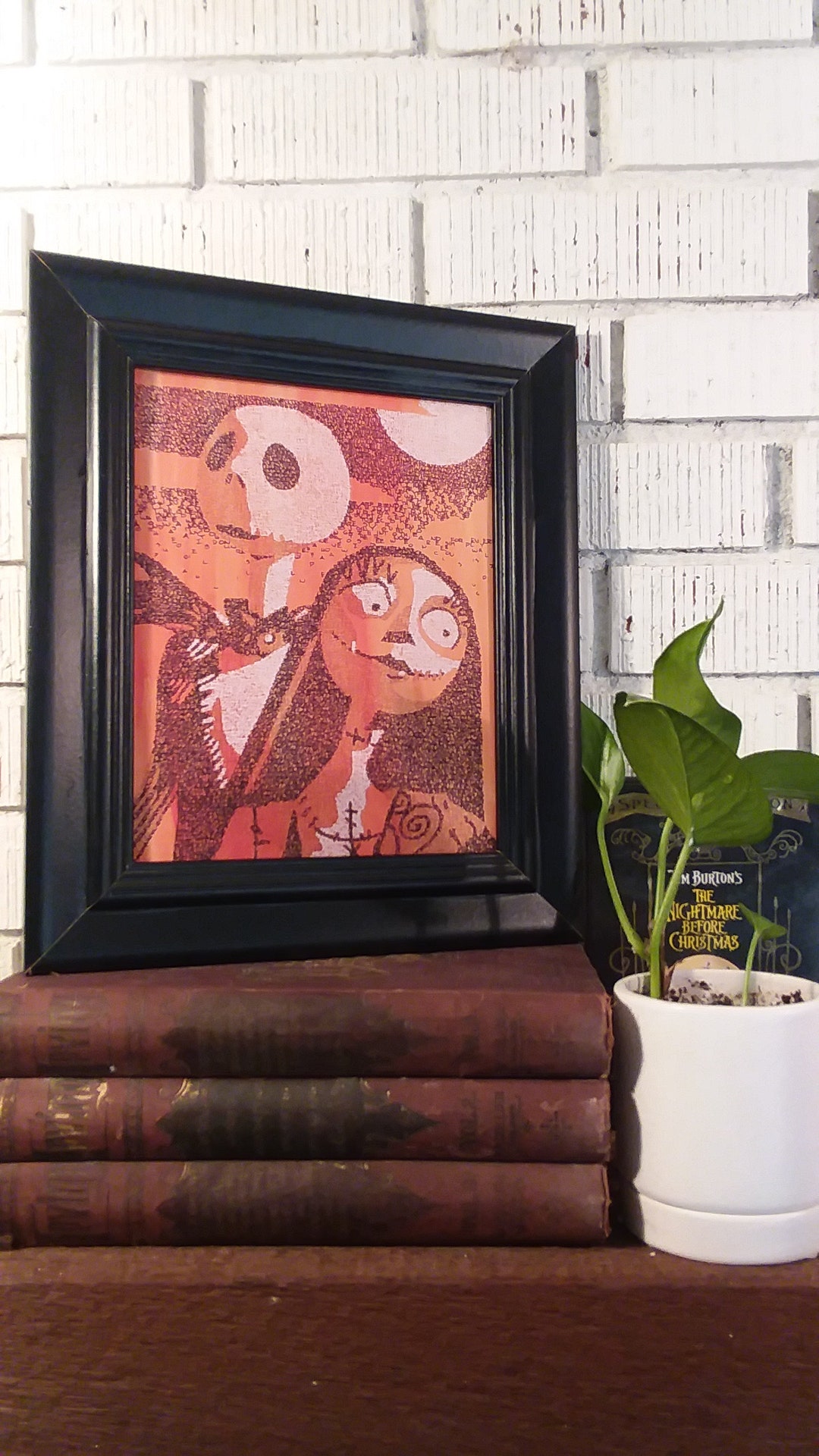 Jack and Sally Word Art Print-look Close, Made of Words! - Etsy