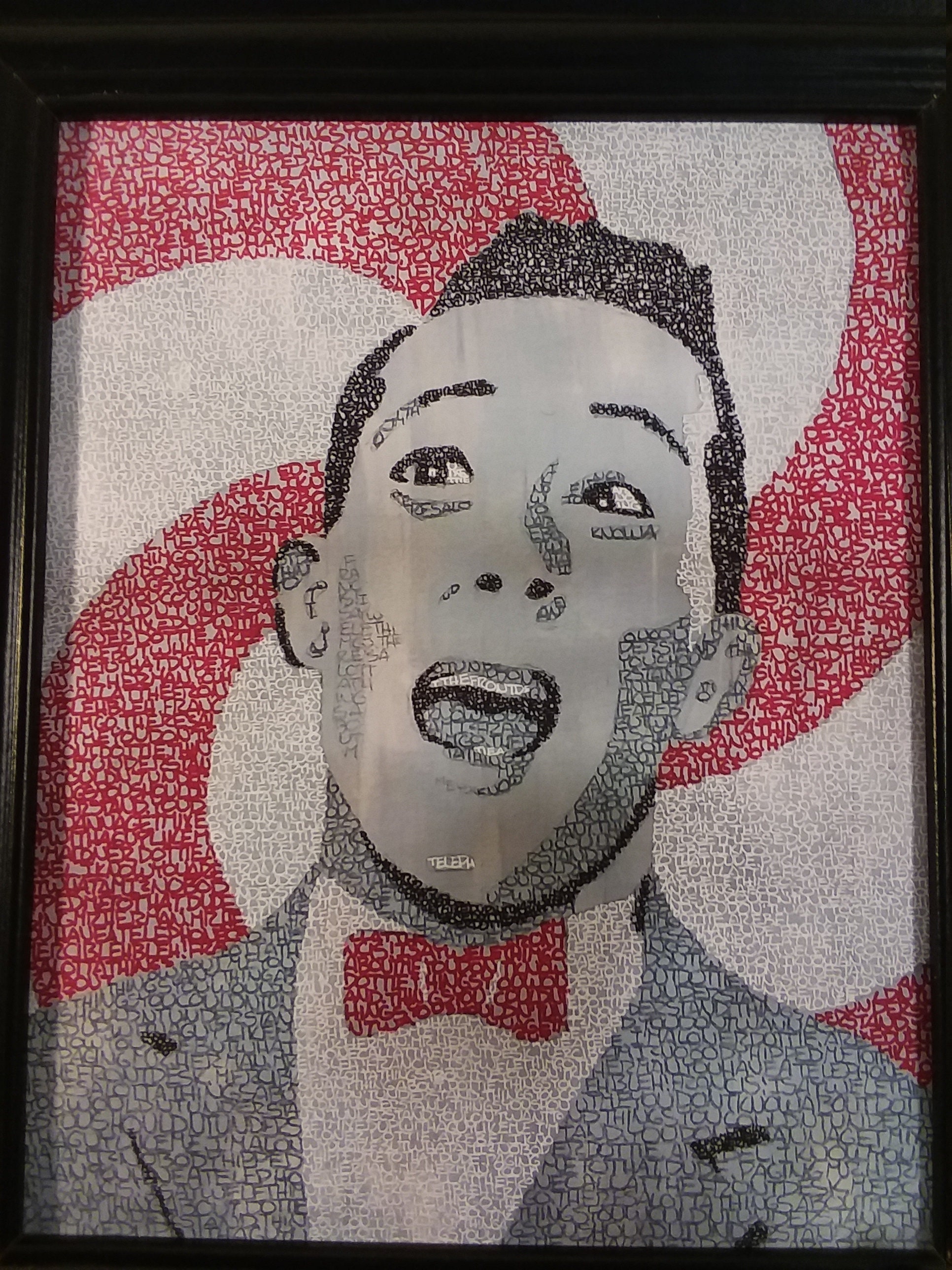 Pee Wee Herman Word Art Print Look Close Made of Words - Etsy