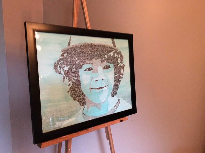 Dustin From Stranger Things Word Art Original Drawing - Etsy