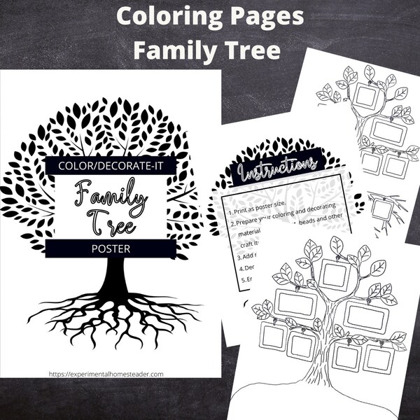 Family Tree Printable - Etsy