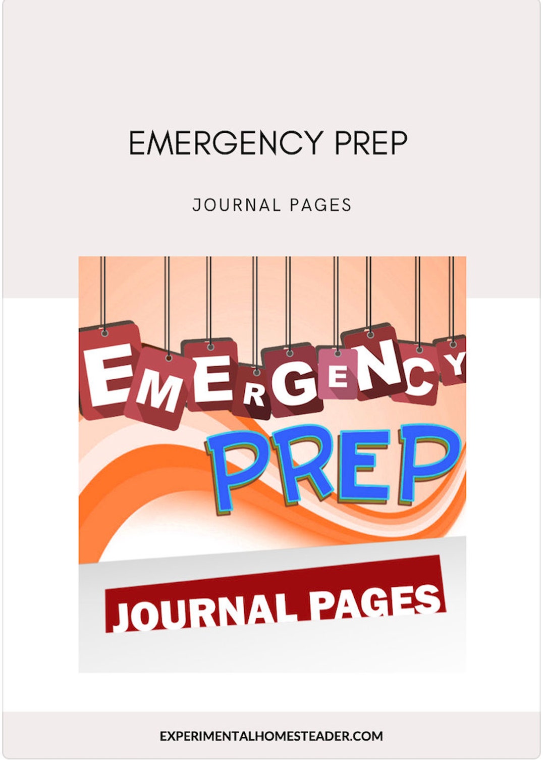 Printable Emergency Prep Journal Coloring Pages - Etsy