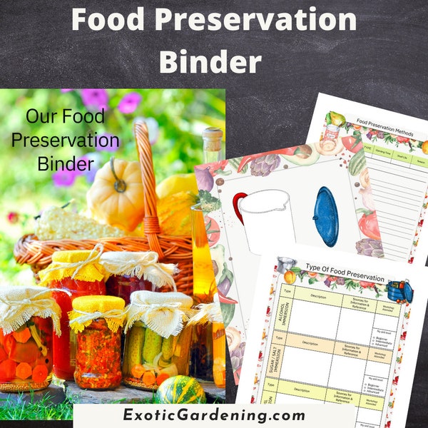 Food Preservation - Etsy