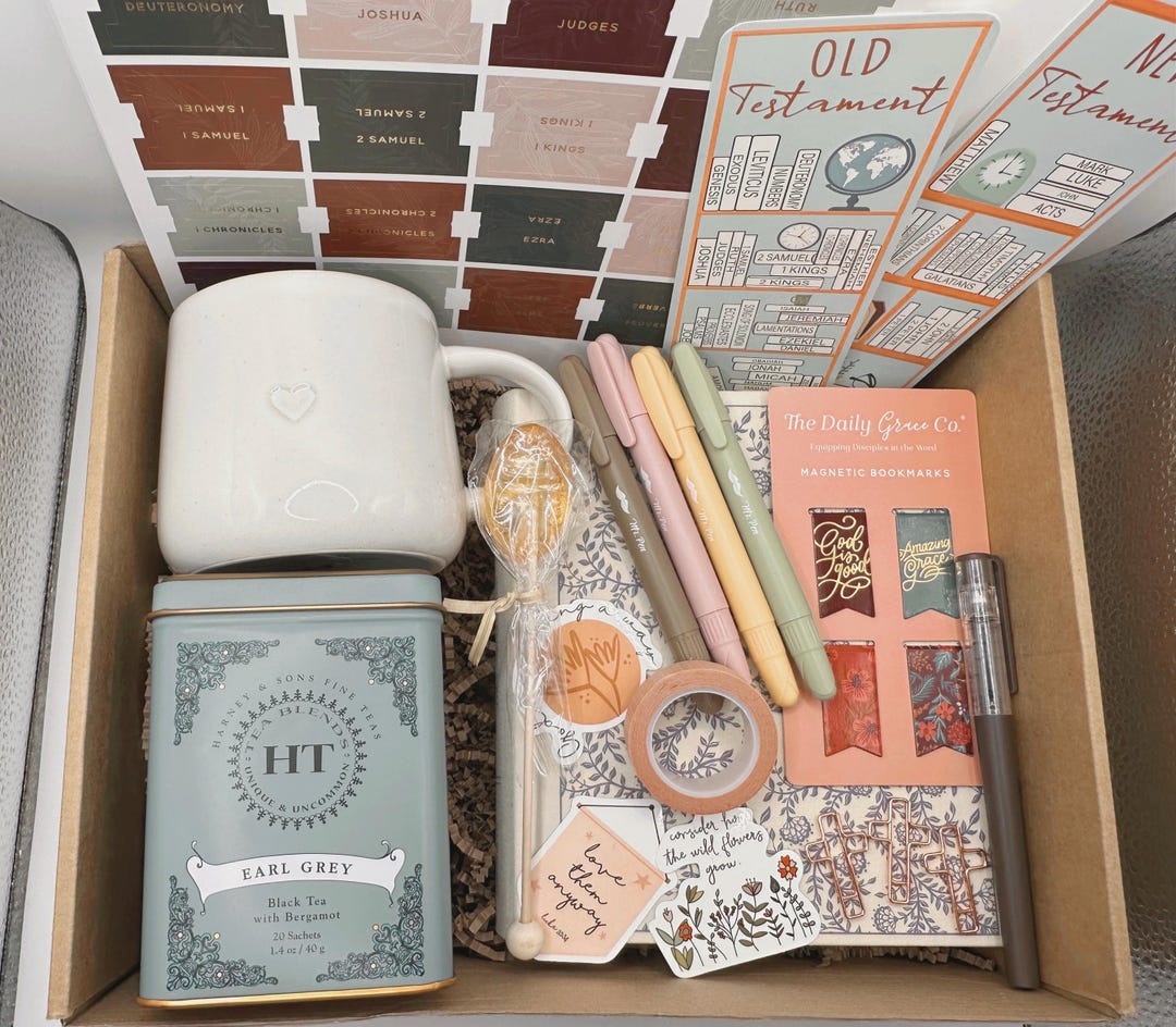 Bible Gift Box | Christian Devotional Set | Faith & Scripture Gift - Etsy