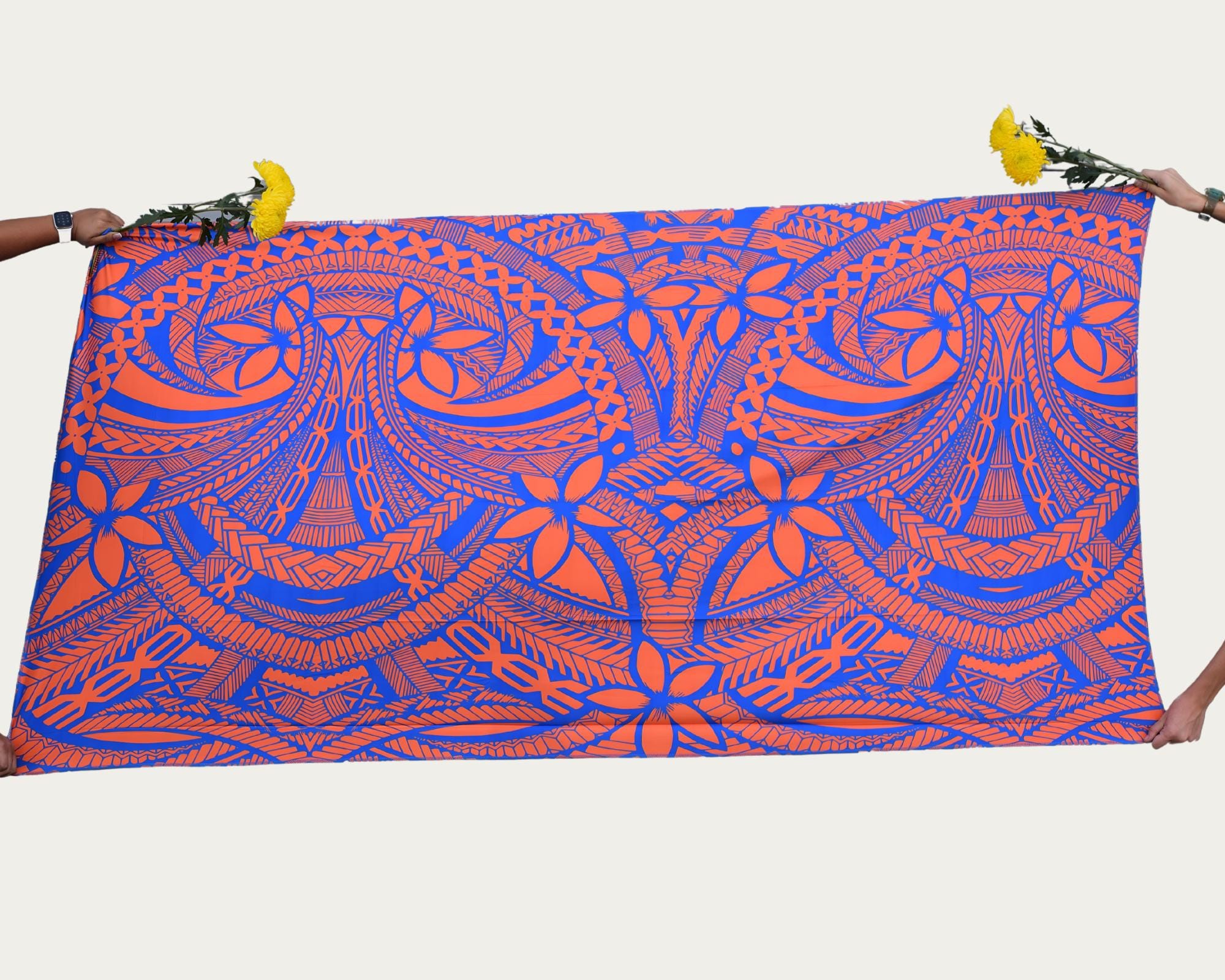 Extra Large Size Sarong Lavalava Pareo Polynesian Tribal - Etsy