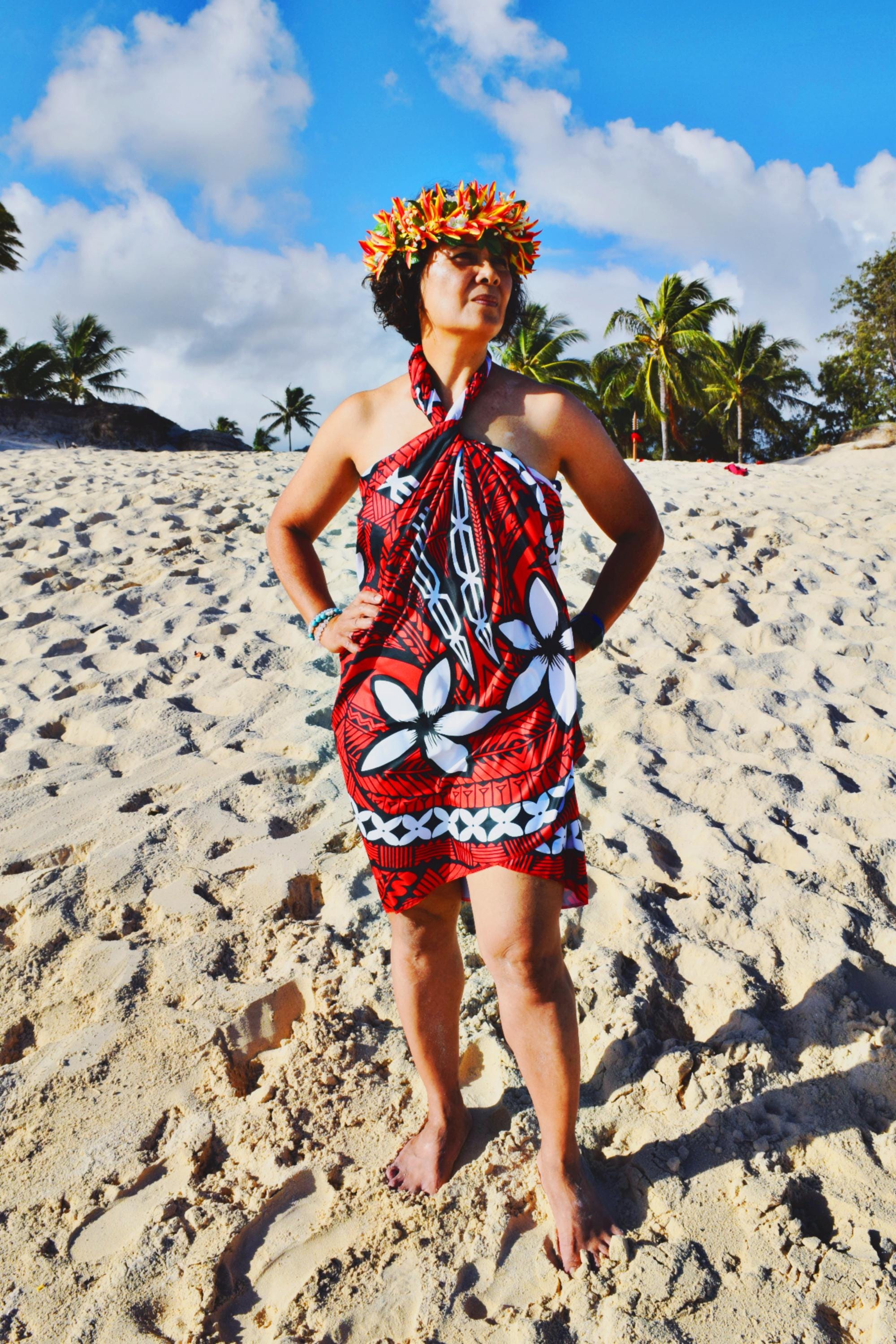 Extra Large Size Sarong Lavalava Pareo Polynesian Tribal - Etsy