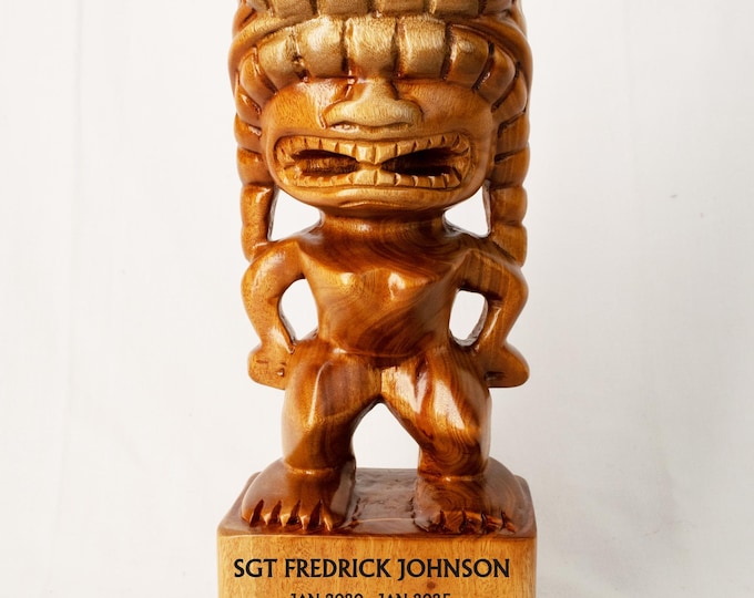 Ku Tiki God | Traditional Hawaiian 8" - Etsy