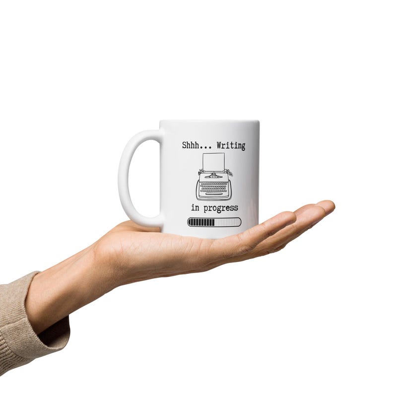 Shhh... Writing in Progress Mug – Writer's Coffee Mug – Gift for ...