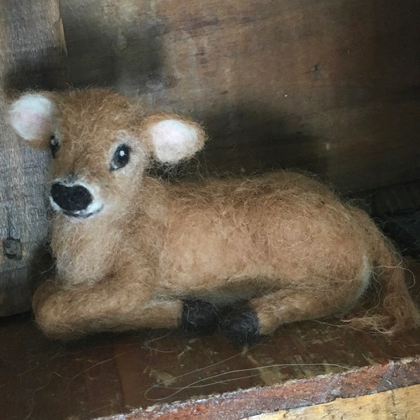Needle Felted Cow - Etsy