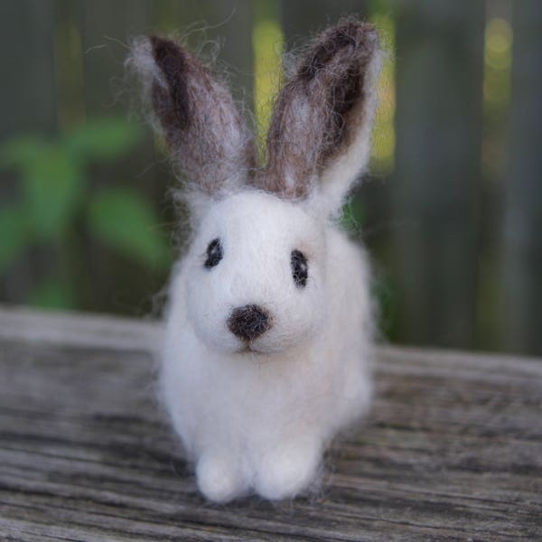 Needle Felted Rabbit - Etsy
