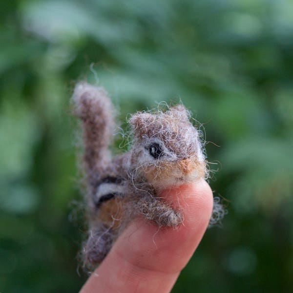 Needle Felted Miniature Animals - Etsy