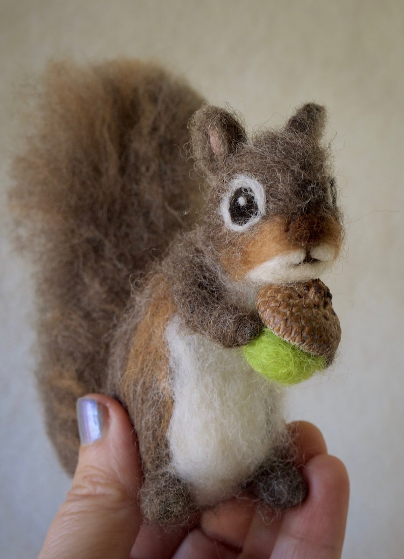Tutorial Needle Felt Grey Squirrel Instant Download PDF 16 - Etsy Canada