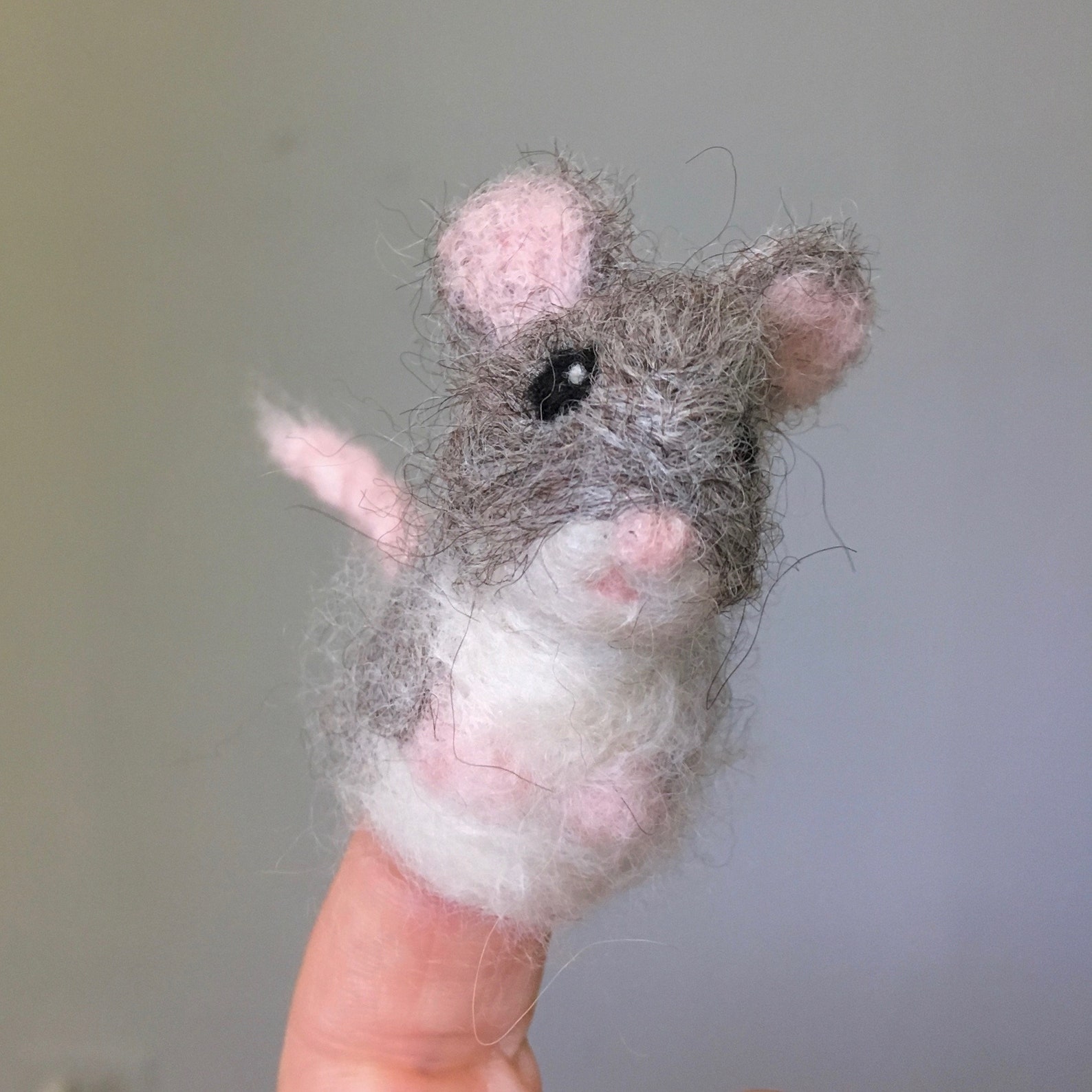 Tutorial Needle Felt Mouse Finger Puppet, Plus Squirrel, Rabbit, 100 ...