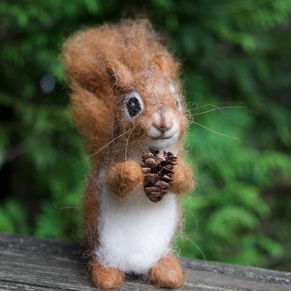 Squirrel Miniature - Etsy
