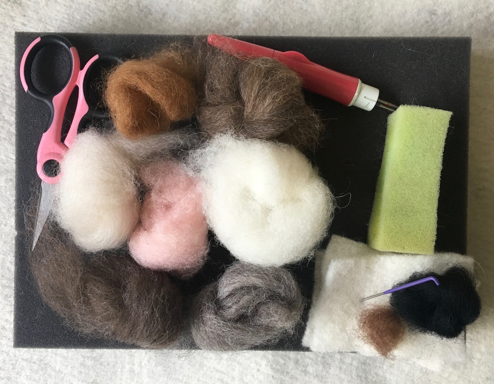 Tutorial Needle Felt Mouse Finger Puppet Plus Squirrel | Etsy Canada