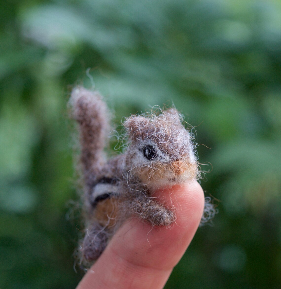 Tiny Chipmunk Needle Felted, Miniature Animal MADE TO ORDER - Etsy
