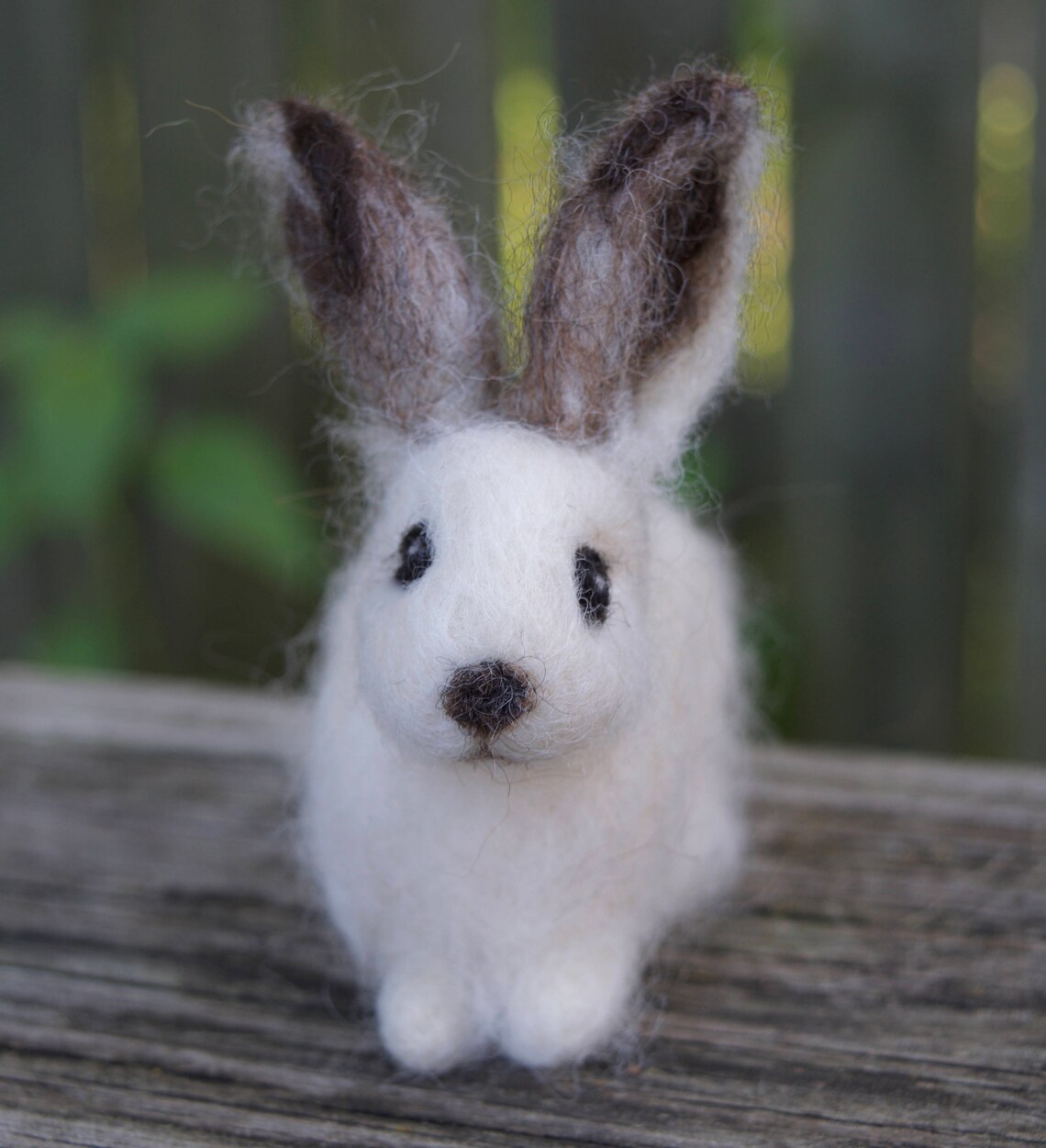 Needle Felted Arctic Hare Bunny Rabbit White - Etsy