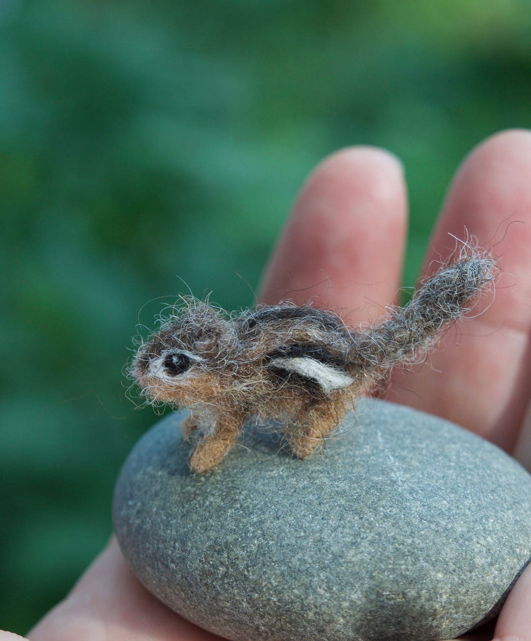 Micro Chipmunk Needle Felted, Miniature Animal 1/12 Scale - Etsy
