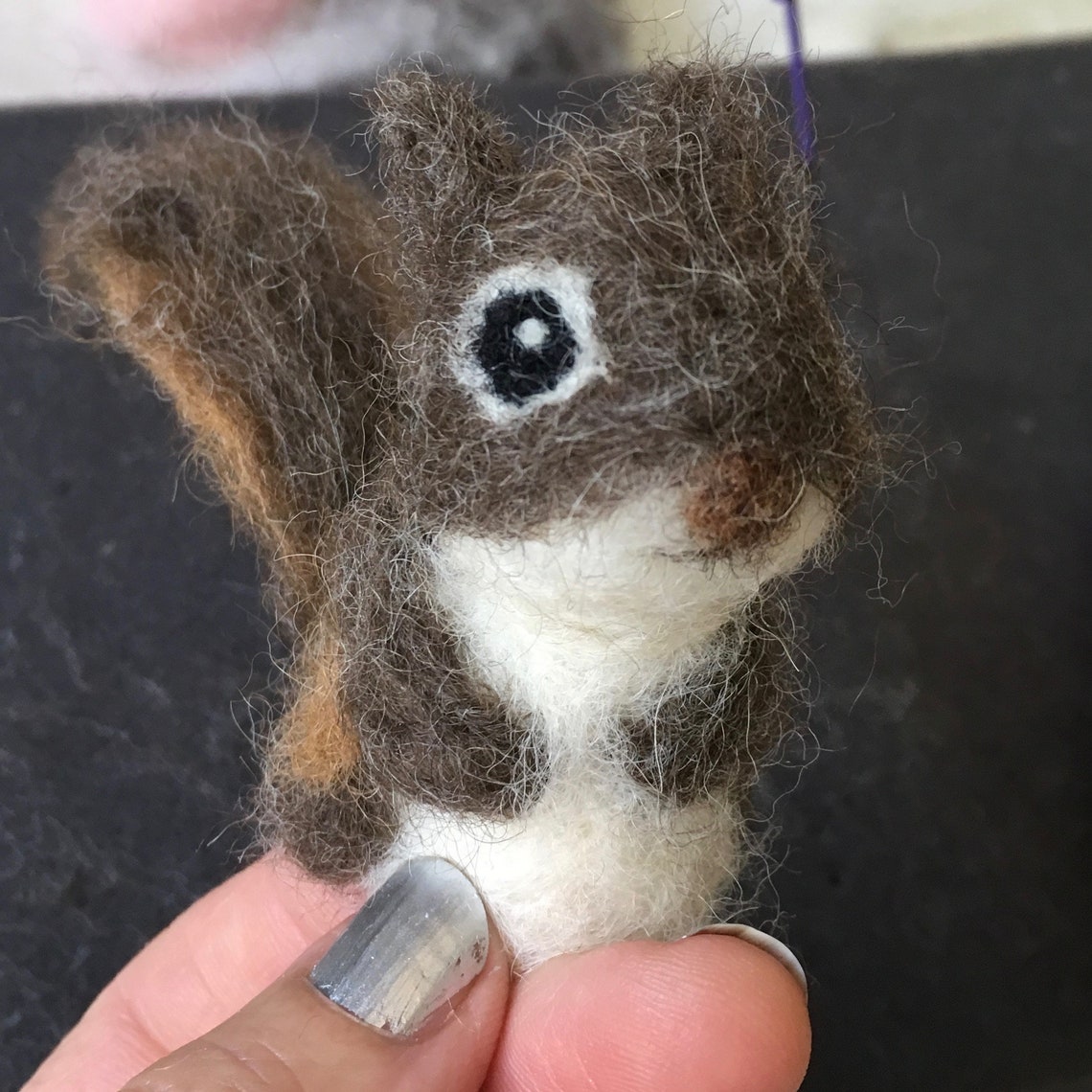 Tutorial Needle Felt Mouse Finger Puppet Plus Squirrel - Etsy
