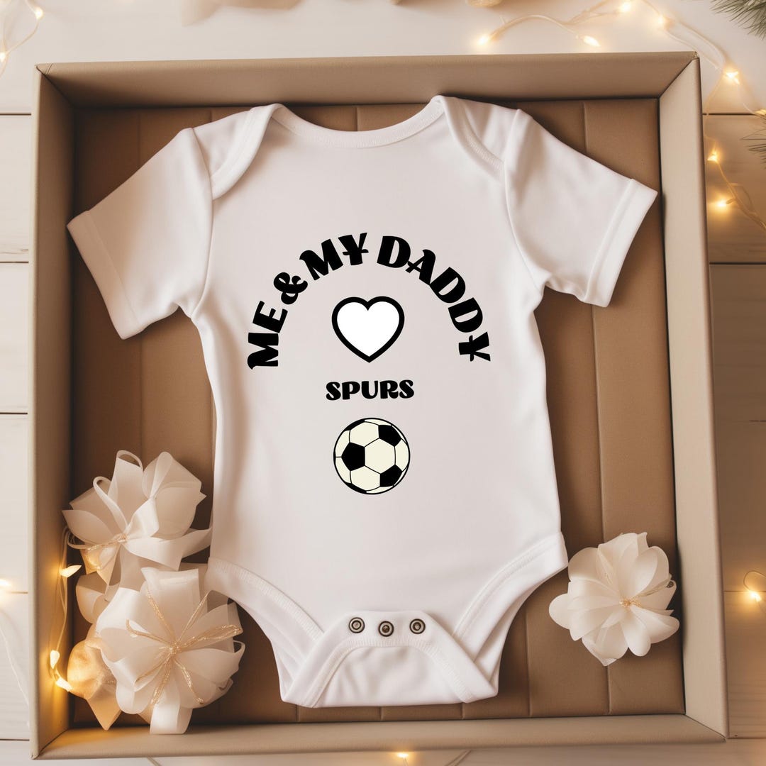 Tottenham Football Club Fan Baby Bodysuit for Baby Shower New Born or ...