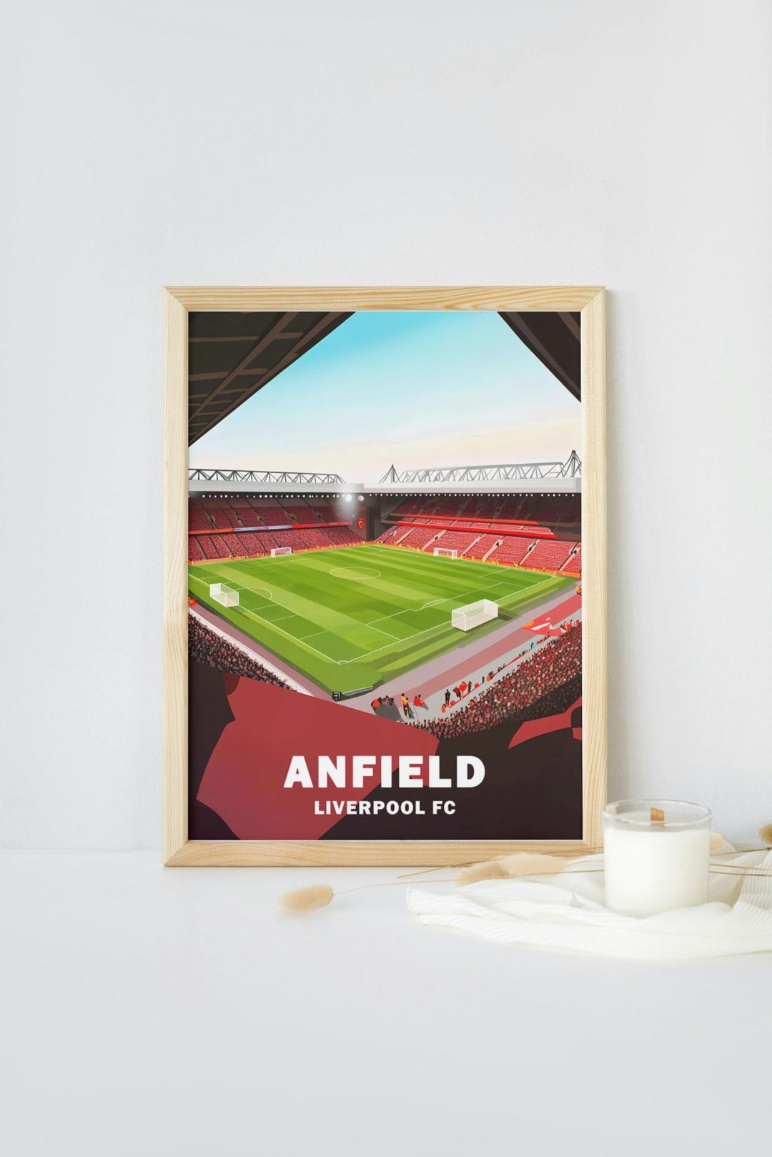 Liverpool Print, Liverpool Poster, Anfield Poster, Gift for Liverpool ...
