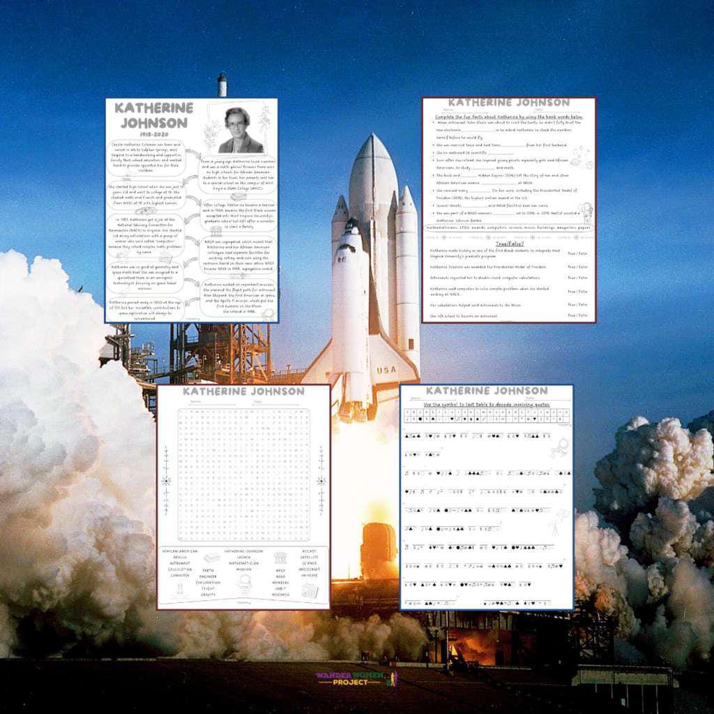 Katherine Johnson - Learn Herstory With Fun Activities - Educational ...
