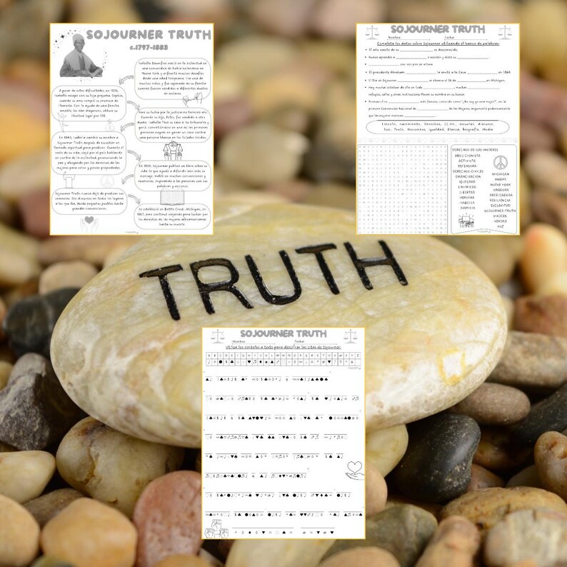 Sojourner Truth - Su Historia Y Actividades Divertidas - Hojas De ...