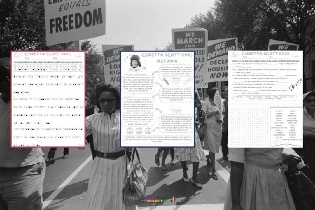 Coretta Scott King - Learn Herstory With Fun Activities: Black History ...