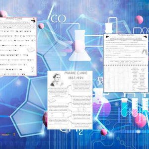 Marie Curie - Suhistoria Y Actividades Divertidas A Spanish Worksheet ...