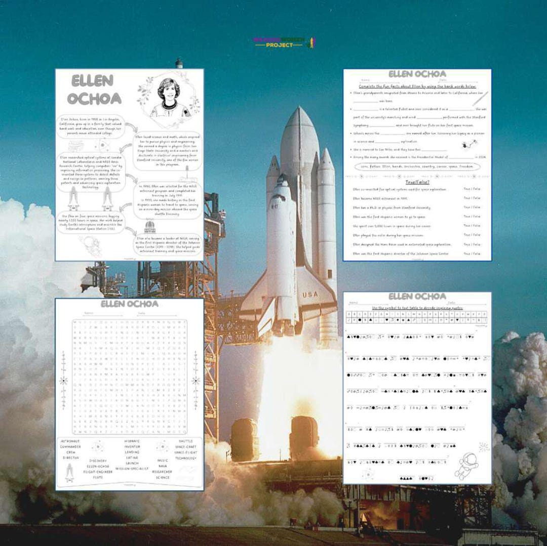 Ellen Ochoa - Learn Herstory With Fun Activities - Educational ...