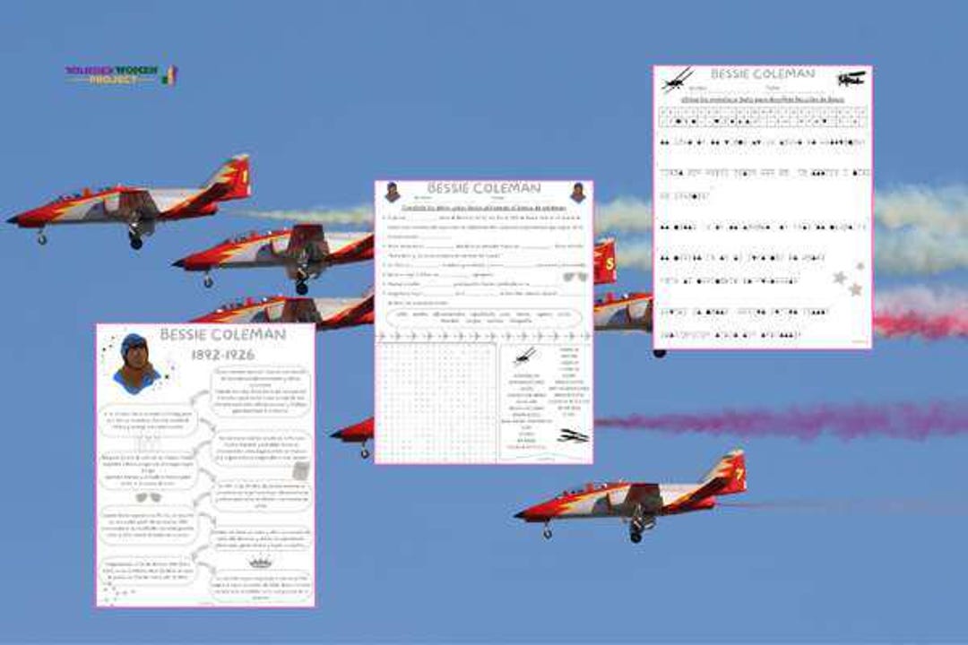 Bessie Coleman - Suhistoria Y Actividades Divertidas; A Spanish ...