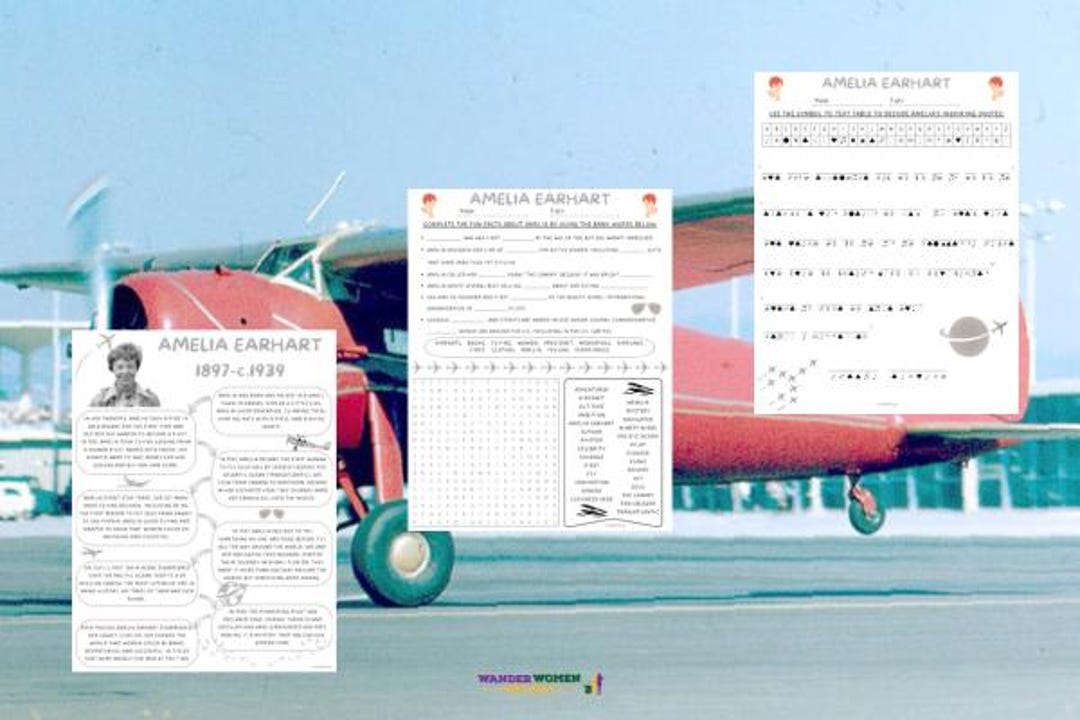 Amelia Earhart - Get to Know Herstory With Fun Activities - Educational ...