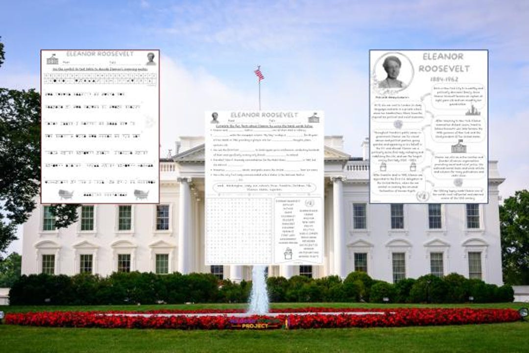 Eleanor Roosevelt - Learn Herstory With Fun Activities - Educational ...