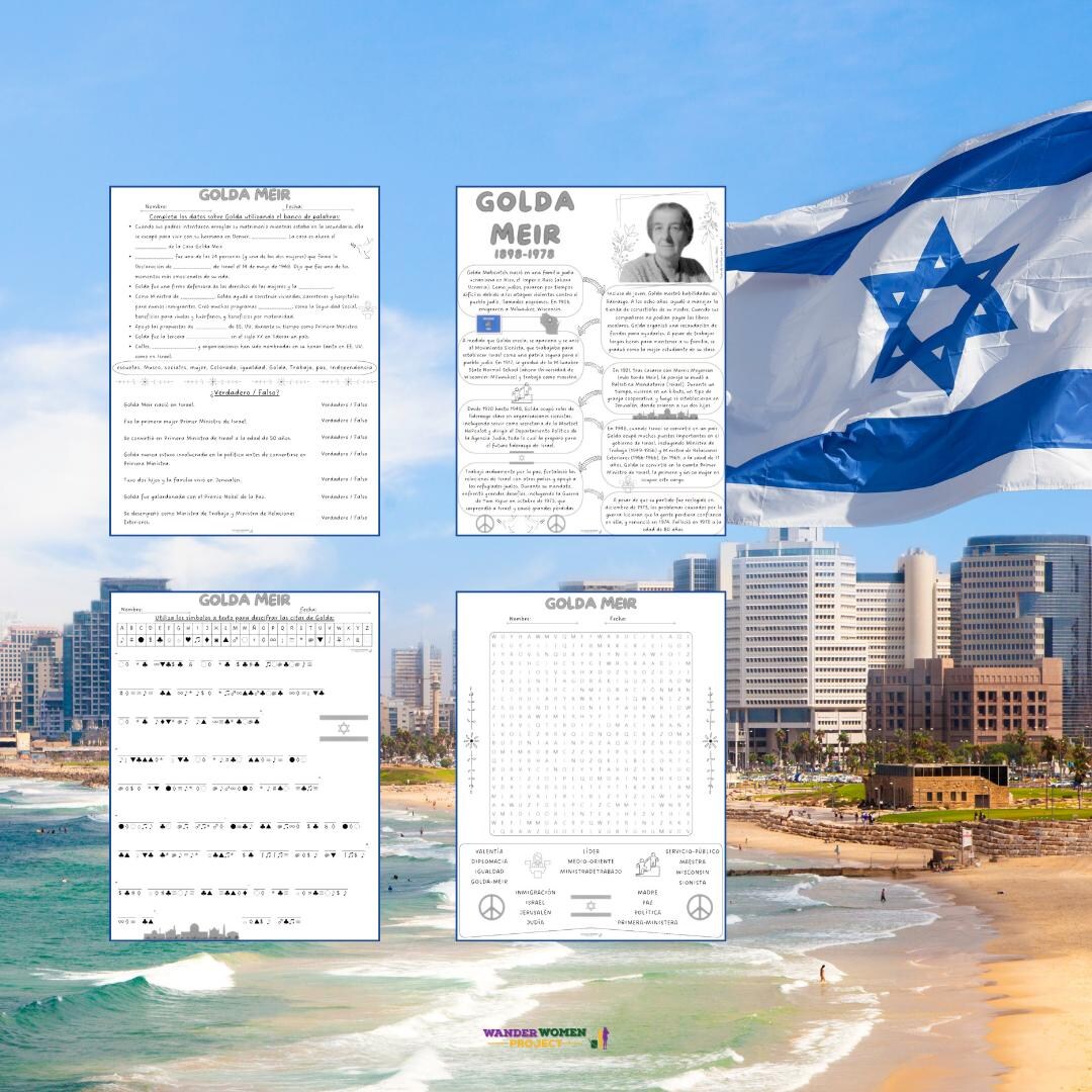 Golda Meir - Aprende Su Historia Con Actividades Divertidas - Hojas De ...