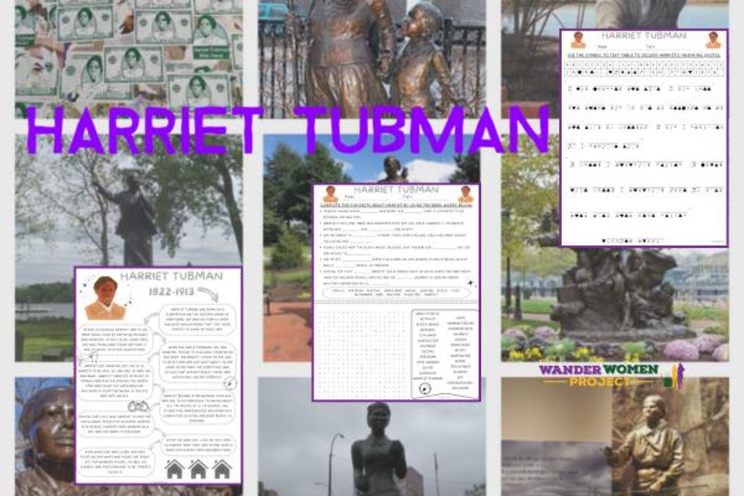 Harriet Tubman - Herstory and Fun Activities - Educational Printable ...