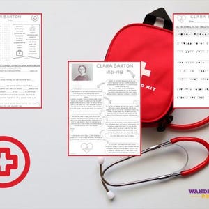 Clara Barton - Herstory and Fun Activities - Educational Printable ...