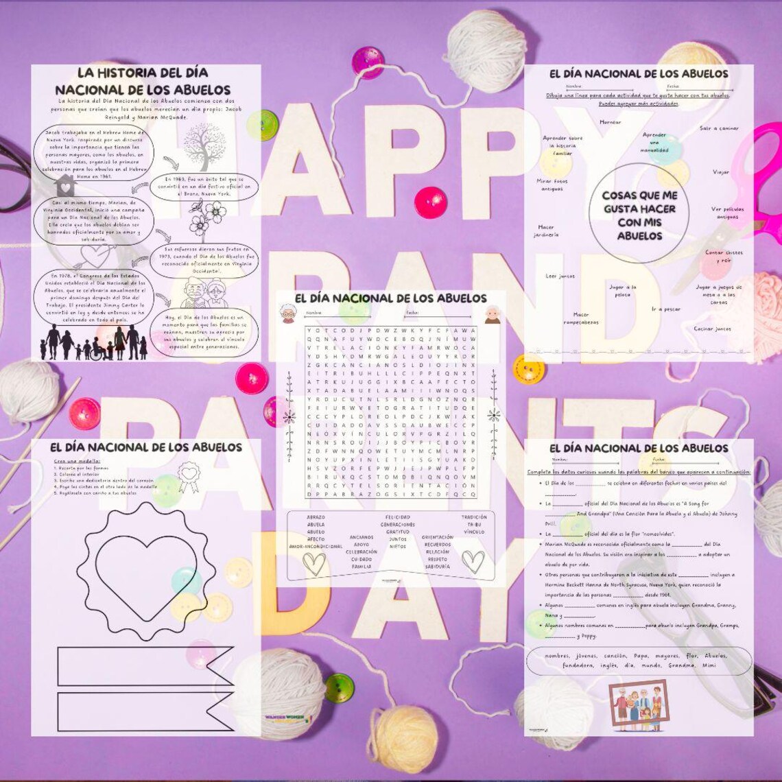 Celebre El Día Nacional De Los Abuelos: Actividades Divertidas Y ...