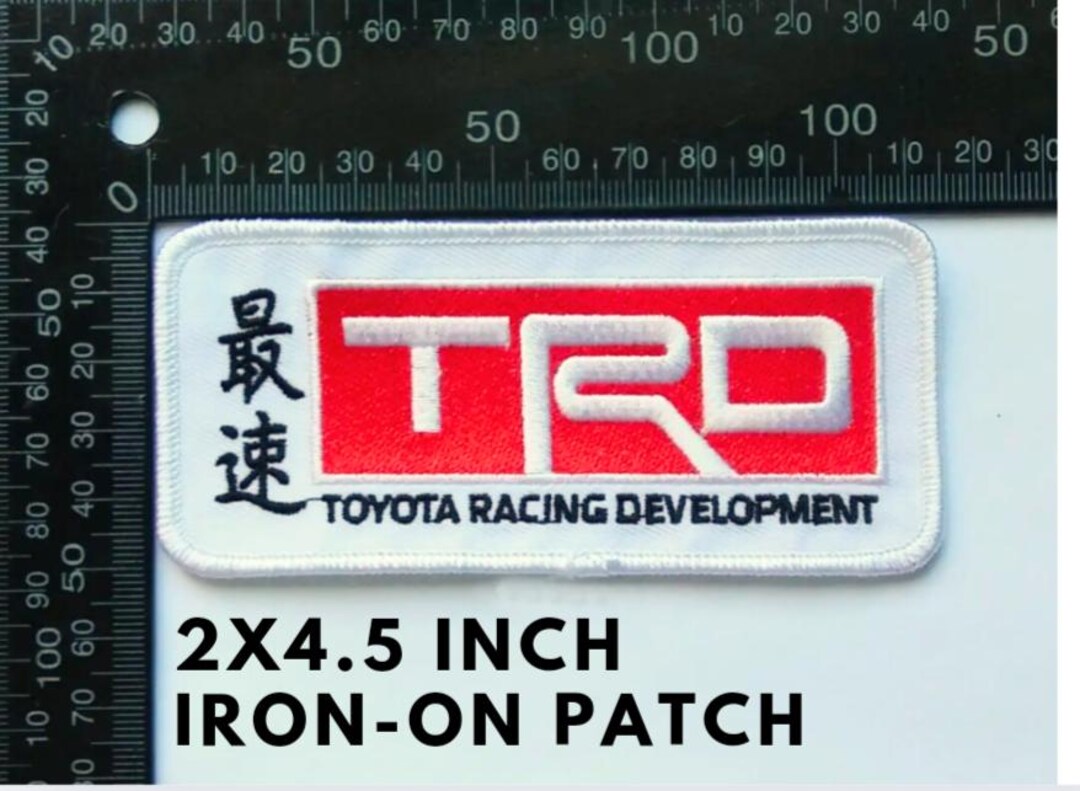 TRD Toyota Racing Development 2x4.5 - Etsy
