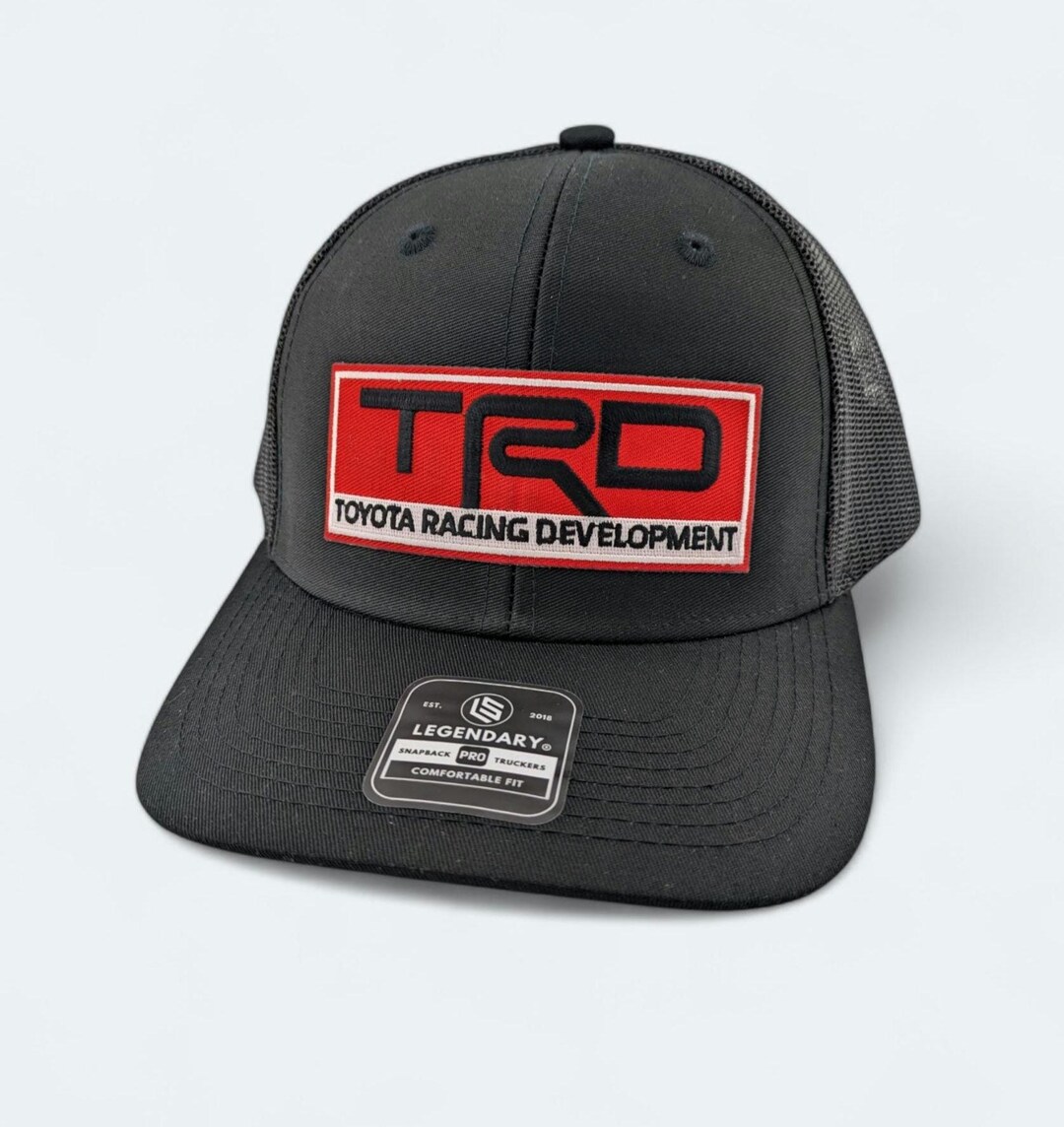 TRD Toyota Racing Development on Legendary Snapback Pro New Black - Etsy