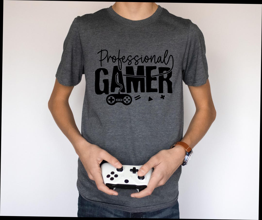 Professional Gamer Fun Gamer T-shirt Gift for Daily Video Game Players ...