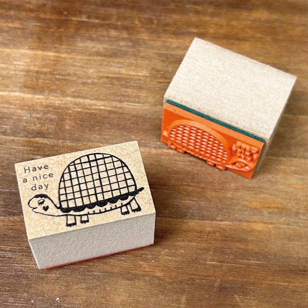 Turtle | Rubber Stamp Kinotorico Collections, Made in Japan - Etsy