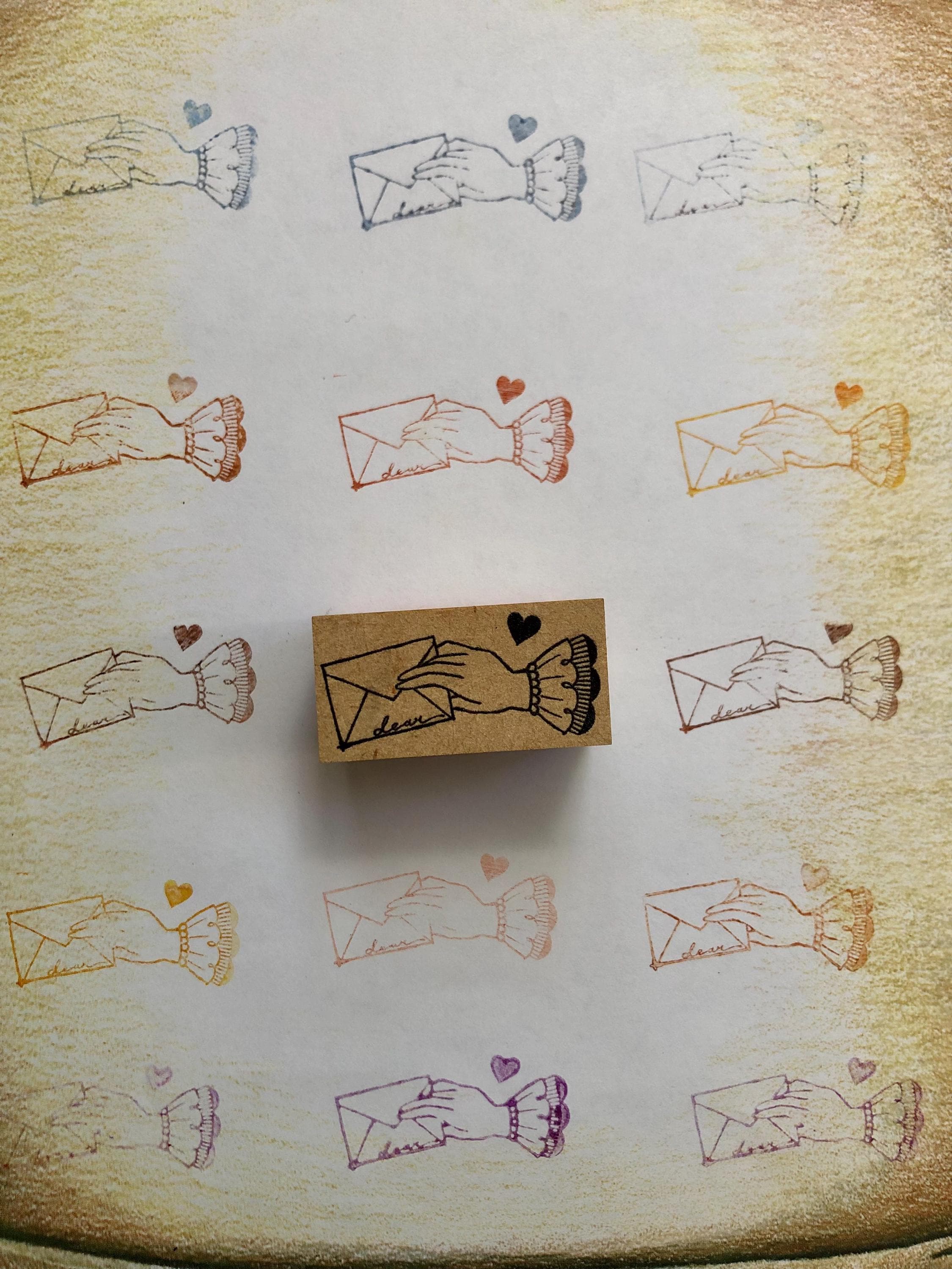 Lette Hand | Rubber Stamp Kinotorico Collections, Made in Japan - Etsy