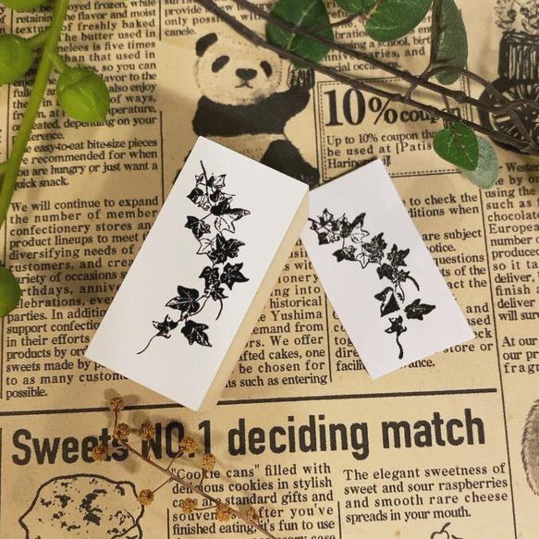 Ivy Vine | Rubber Stamp Patissier Harinezumi Collections, Made in Japan ...