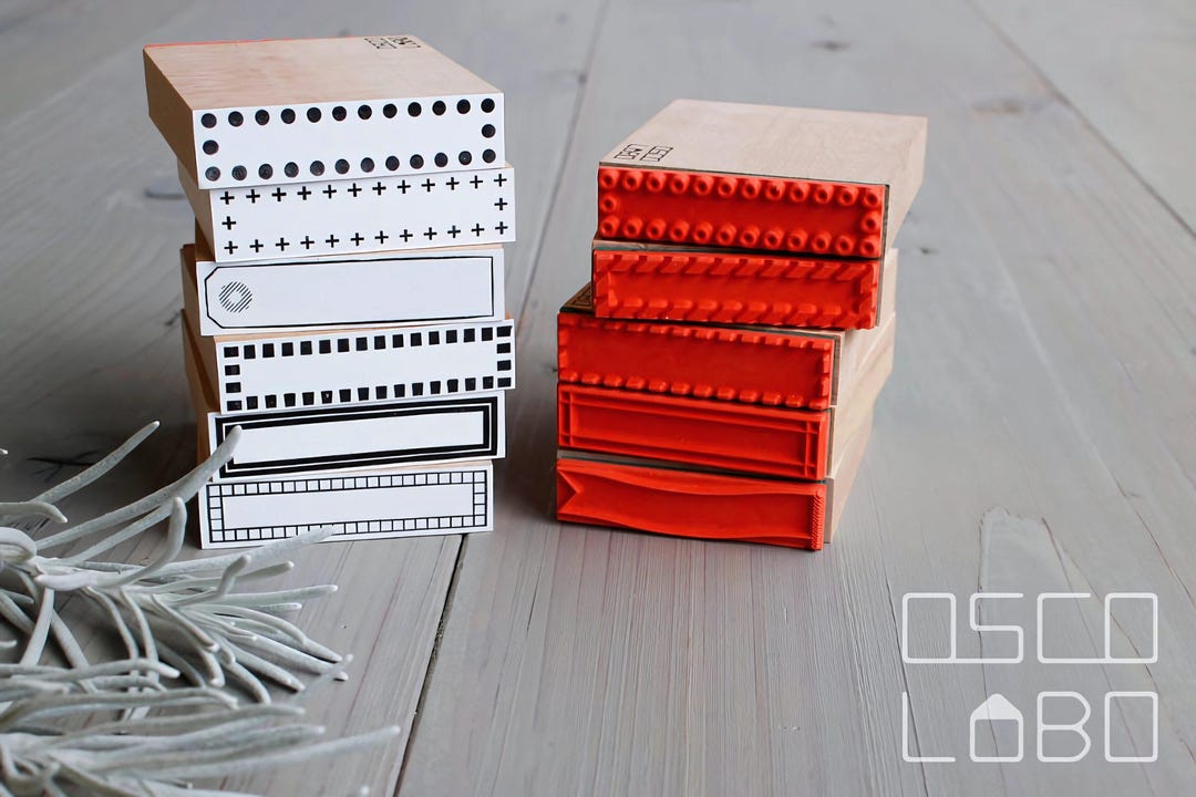 OSCO LABO | Katachi X Moyo Stamp Waku Tape, Made in Japan - Etsy