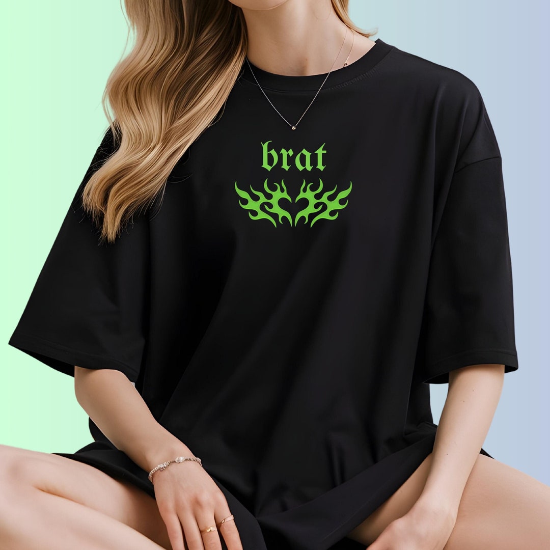 Brat T-shirt, Fan Tee, 360 Party Girl, Y2K, Unisex Garment-dyed Shirt ...