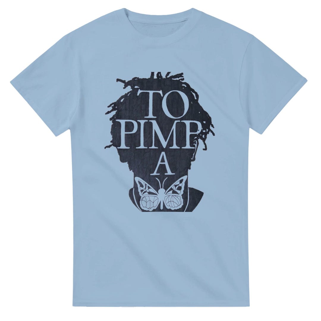 Kendrick Lamar to Pimp A Butterfly T-shirt - Classic Cotton Tee for ...